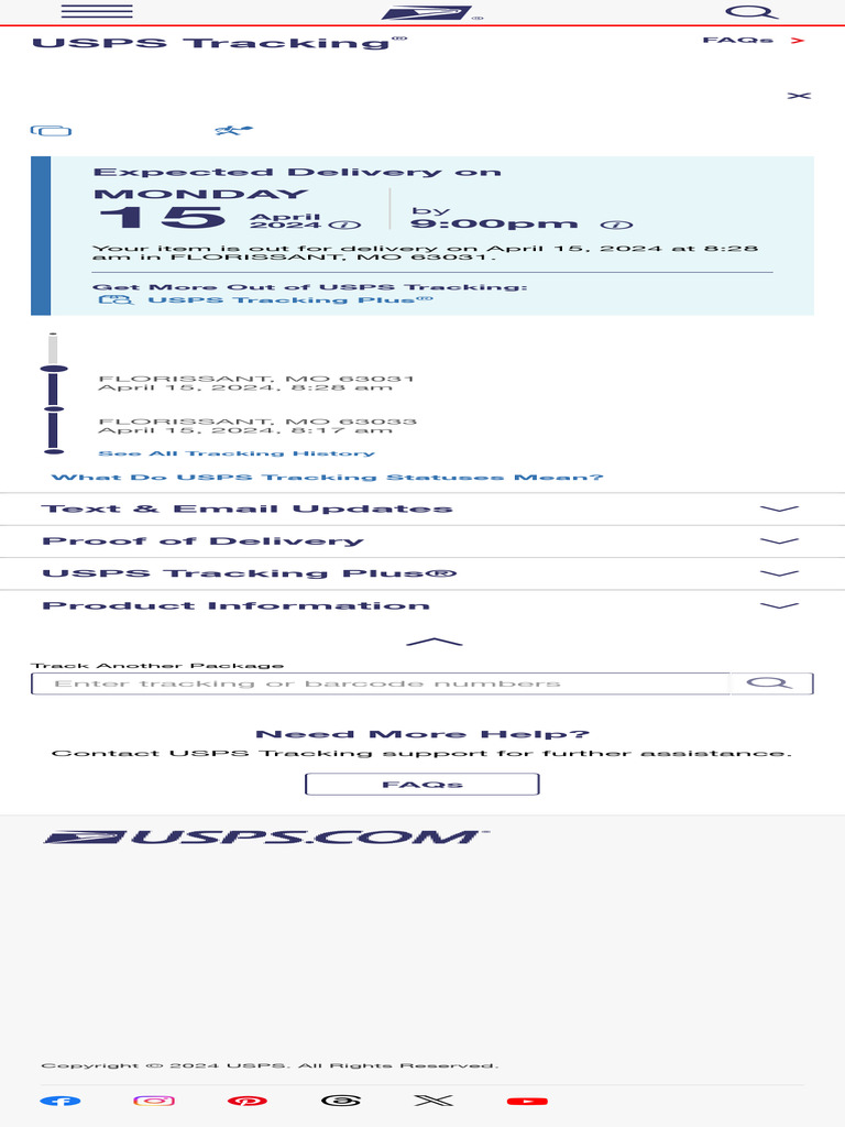 USPS Tracking® Results | PDF | United States Postal Service | Public Sphere
