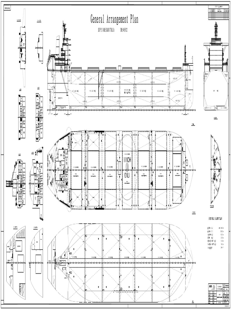 General Arrangement Bulker | PDF