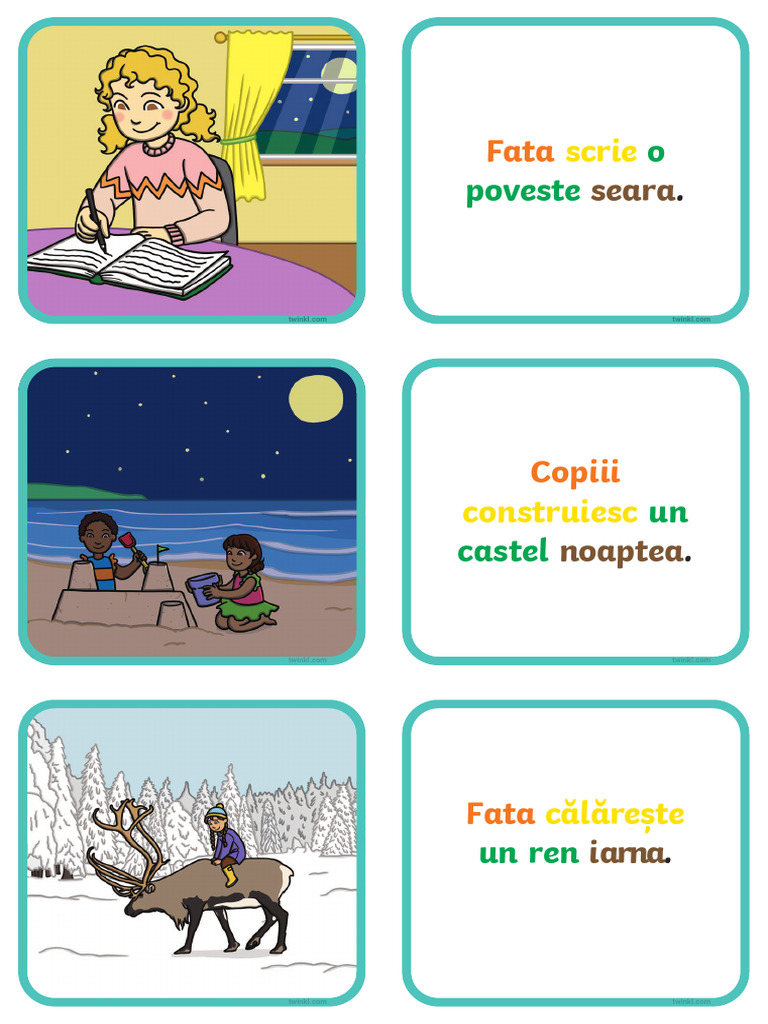 Cartonase Pentru Descrierea Imaginilor Cine Ce Face Ce Cand Ver 3 ...