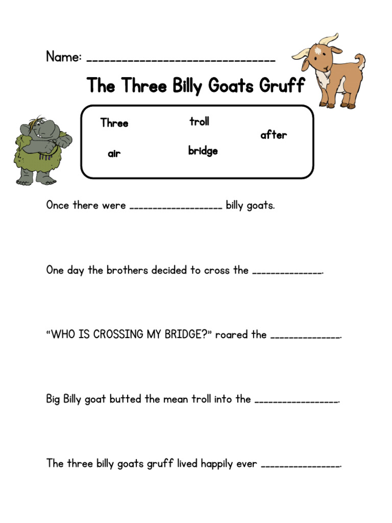 BillyGoatsGruffWriting 1 | PDF