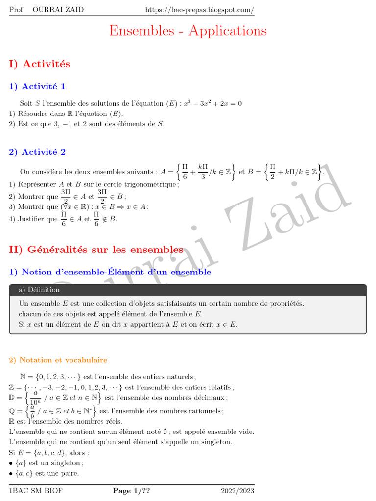 Ensembles Applications | PDF