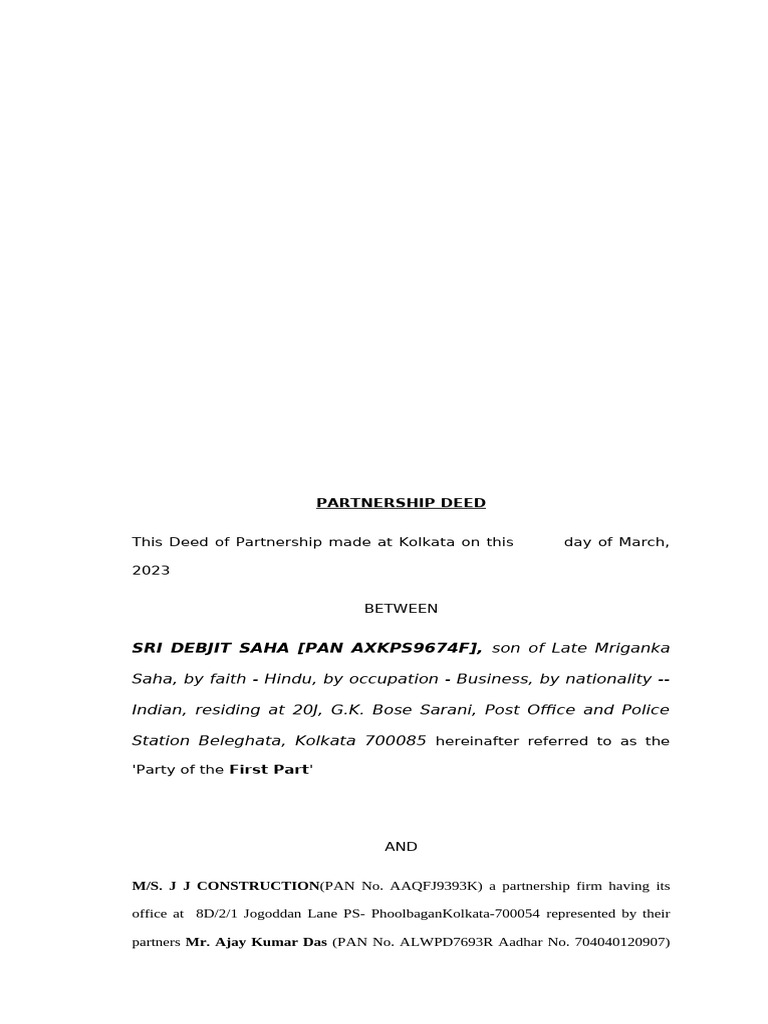 Partnership - Refresh | PDF