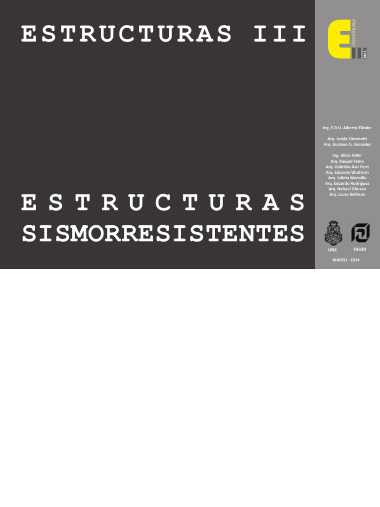 Estructuras III - 2014 | PDF