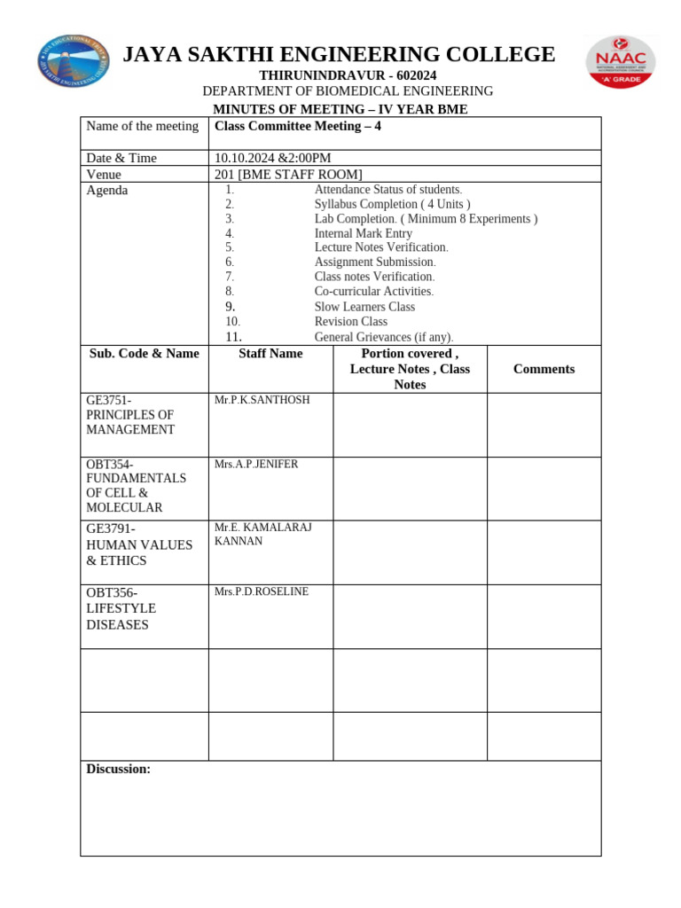 CCM - Format - IV | PDF