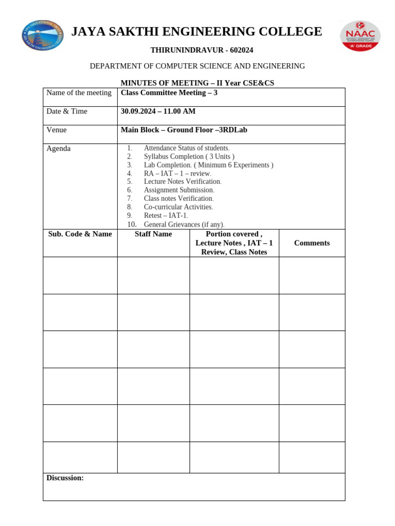 CCM - Format - III | PDF