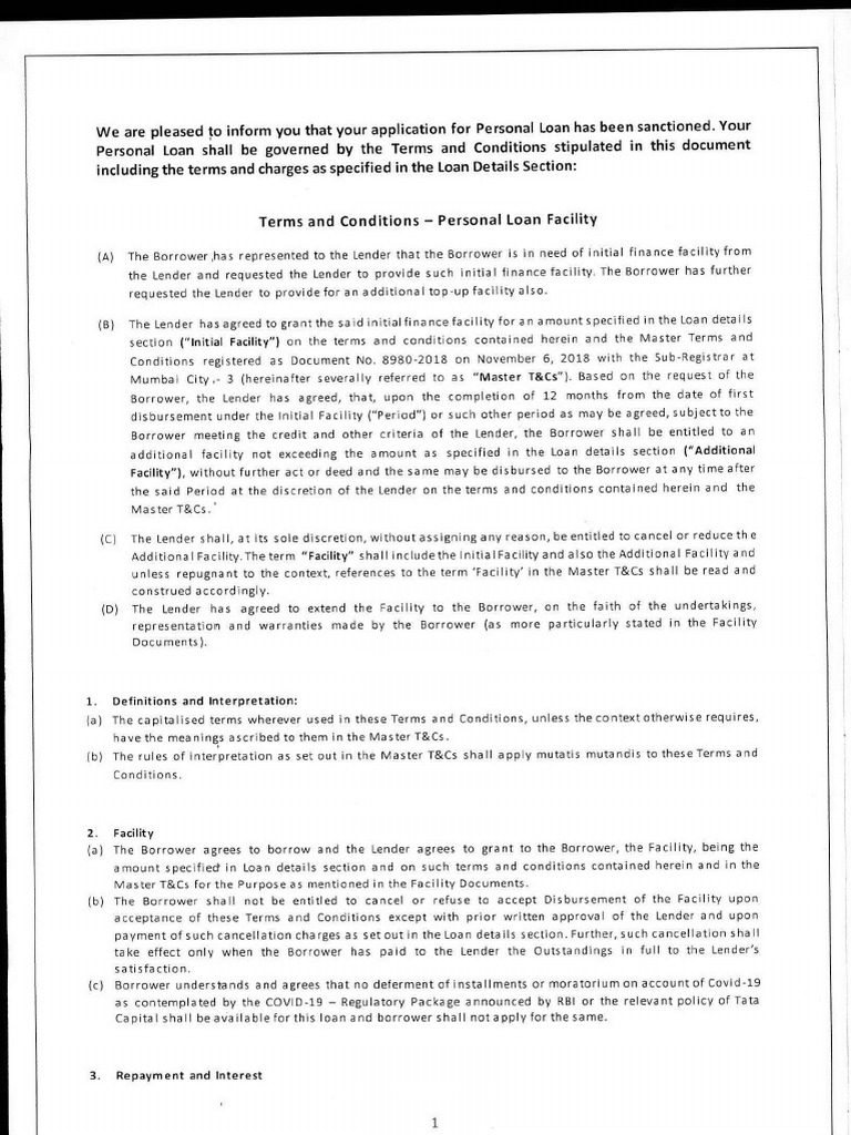 Agreement Letter | PDF