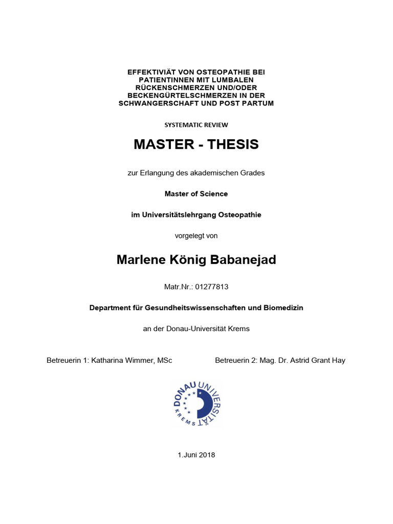 German Thesis 2 | PDF