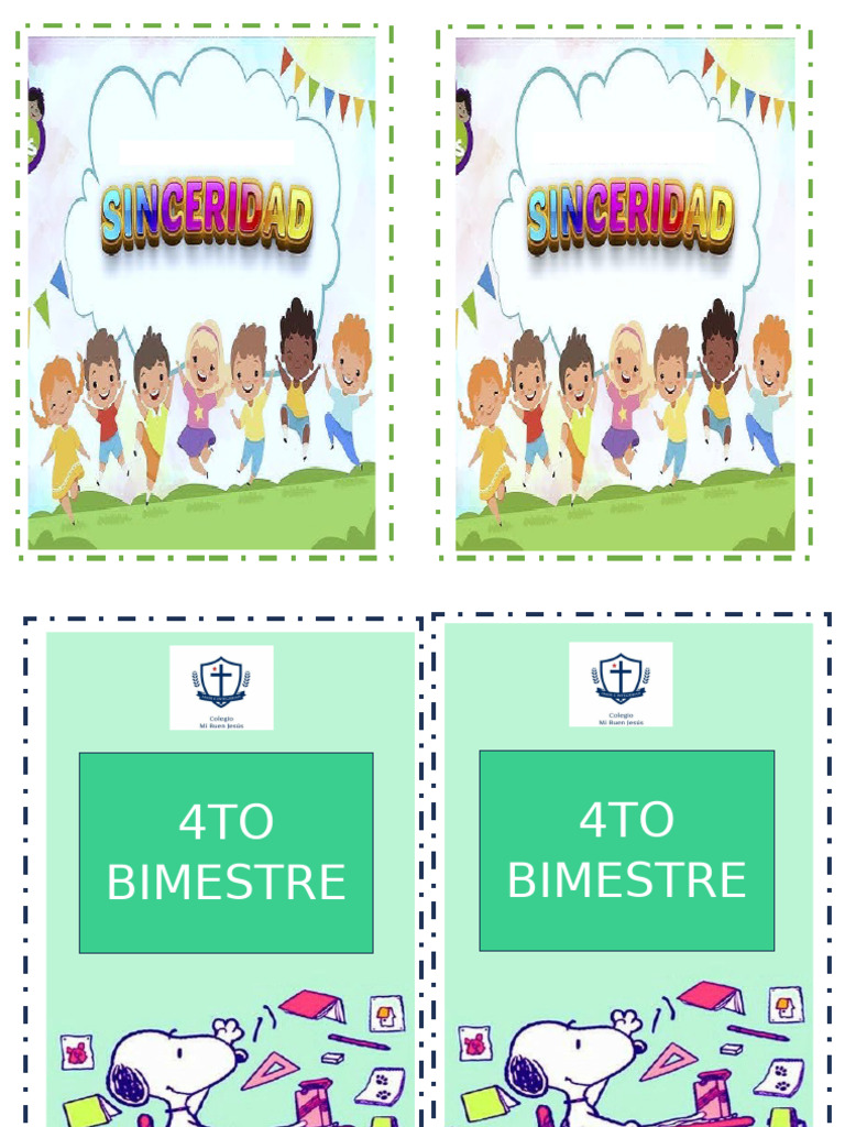 Ficha de 4to Bimestre | PDF