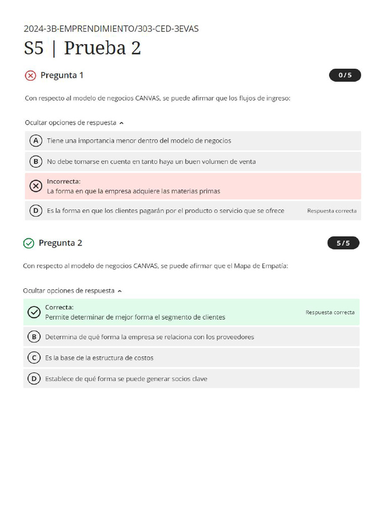 Emprendimiento Prueba 2 Iplacex | PDF