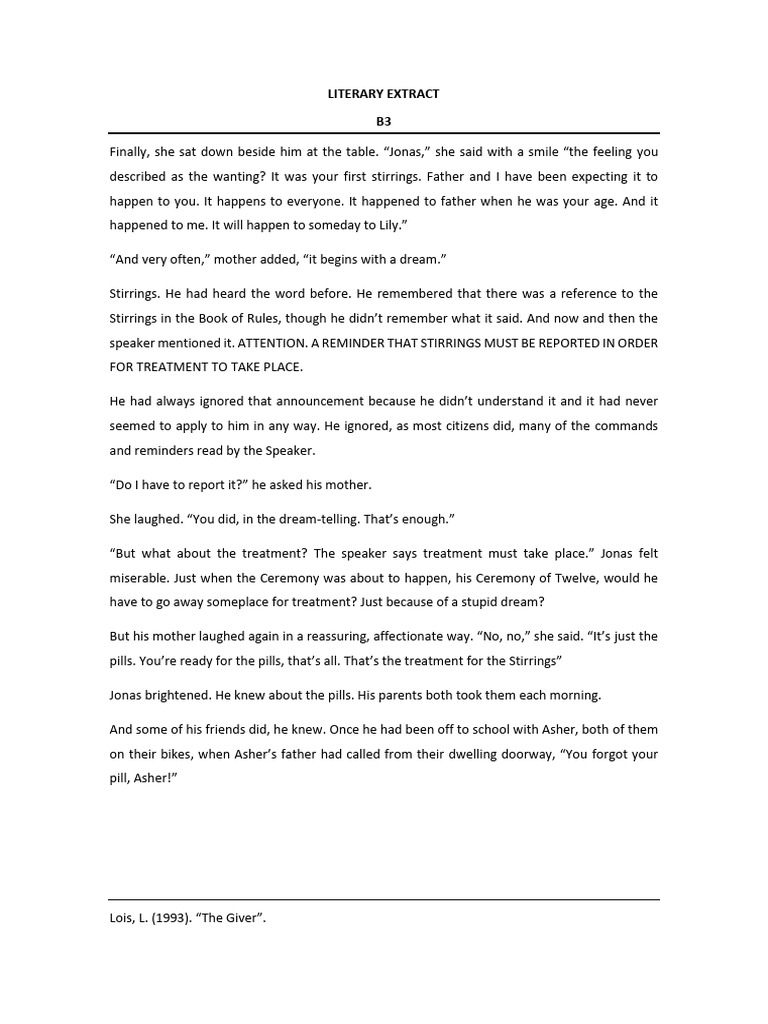 Literary Extract B3 | PDF | Novela negra, policíaca y suspenso ...