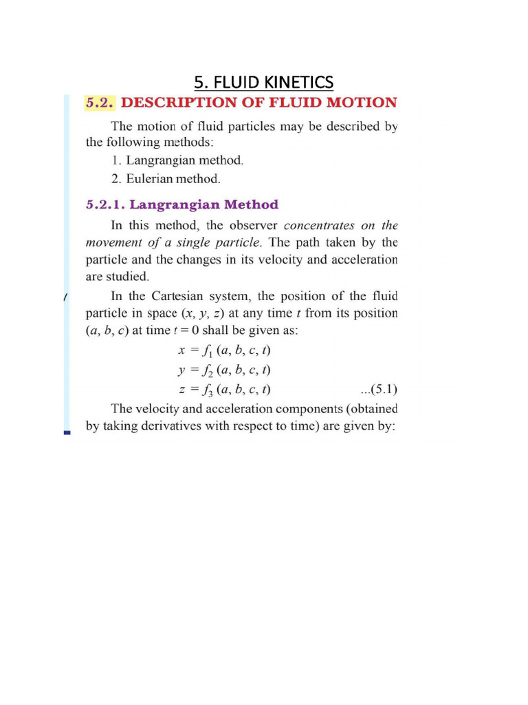 Fluid Kinetics | PDF