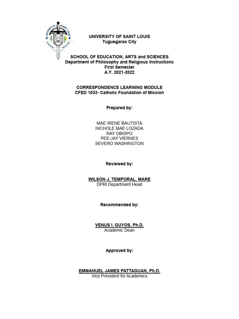 Cfed 1033 Week 7 Module | PDF