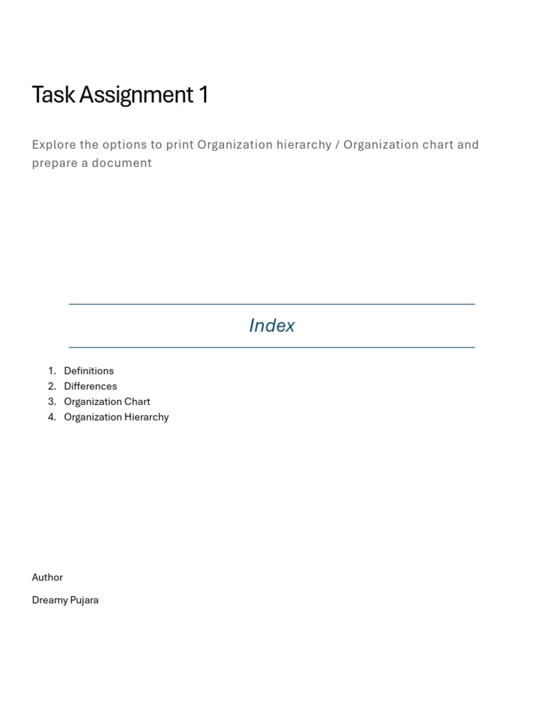 Task Assignment 1 | PDF
