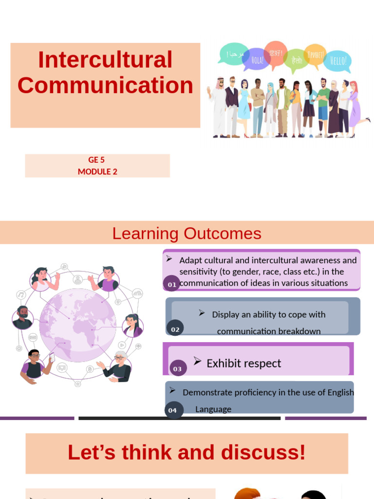 GE 5 Intercultural Communication Module 2 Students | PDF