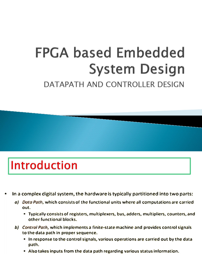 Data Path and Controller Design | PDF