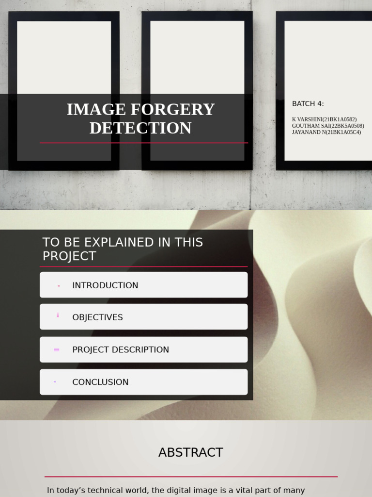 Image Forgery Detection | PDF