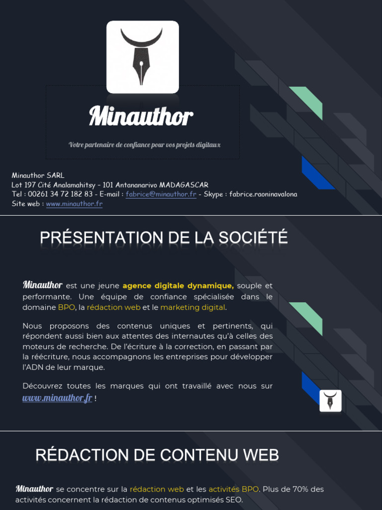Plaquette Minauthor | PDF