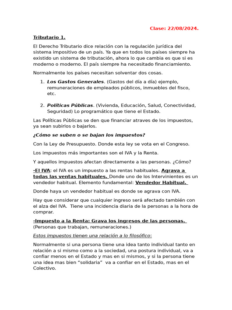 Tributario - Javi II | PDF