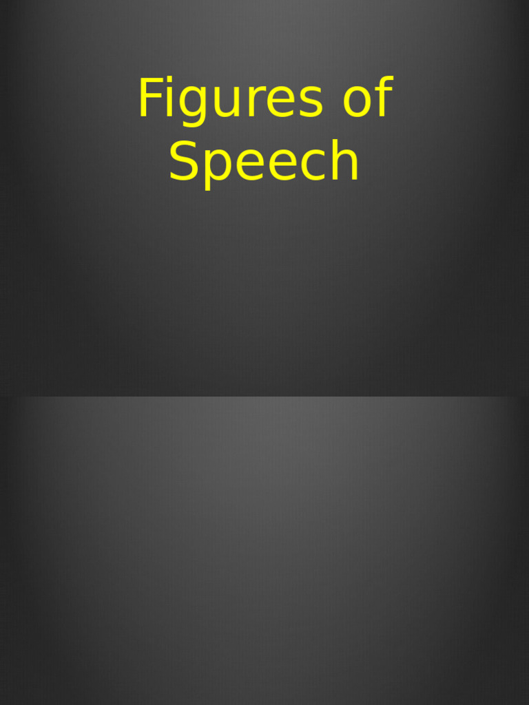 Figure of Speech - Part 2 | PDF