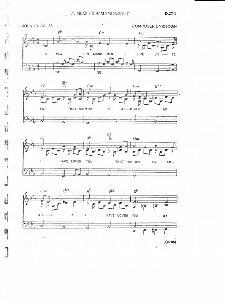 A New Commandment | PDF