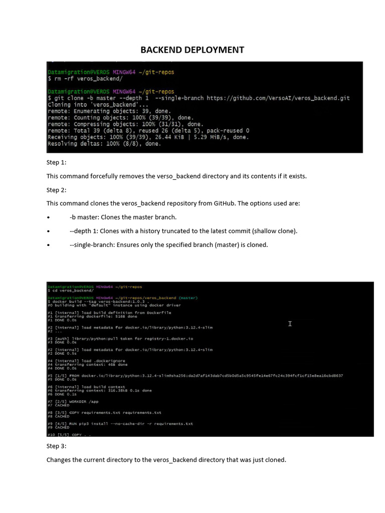 Backend Deployment | PDF