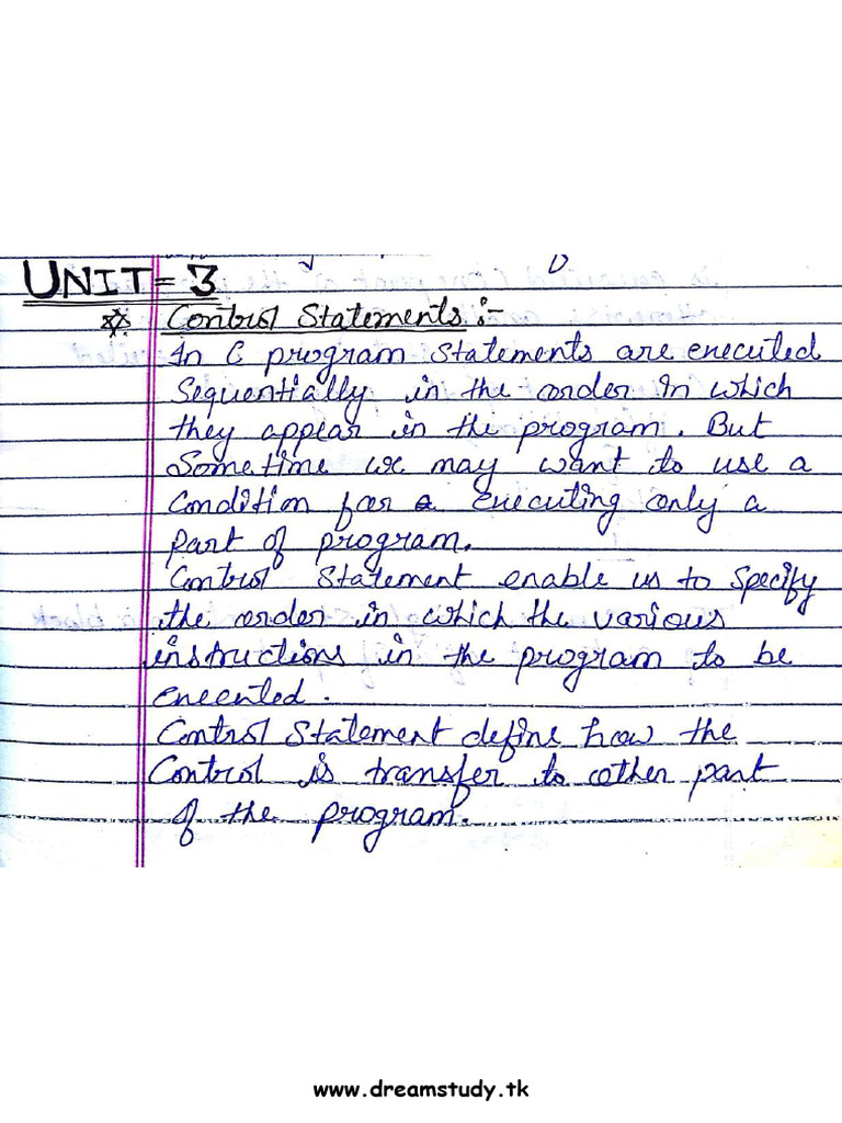 P.P.A (Unit 3) C Programing | PDF