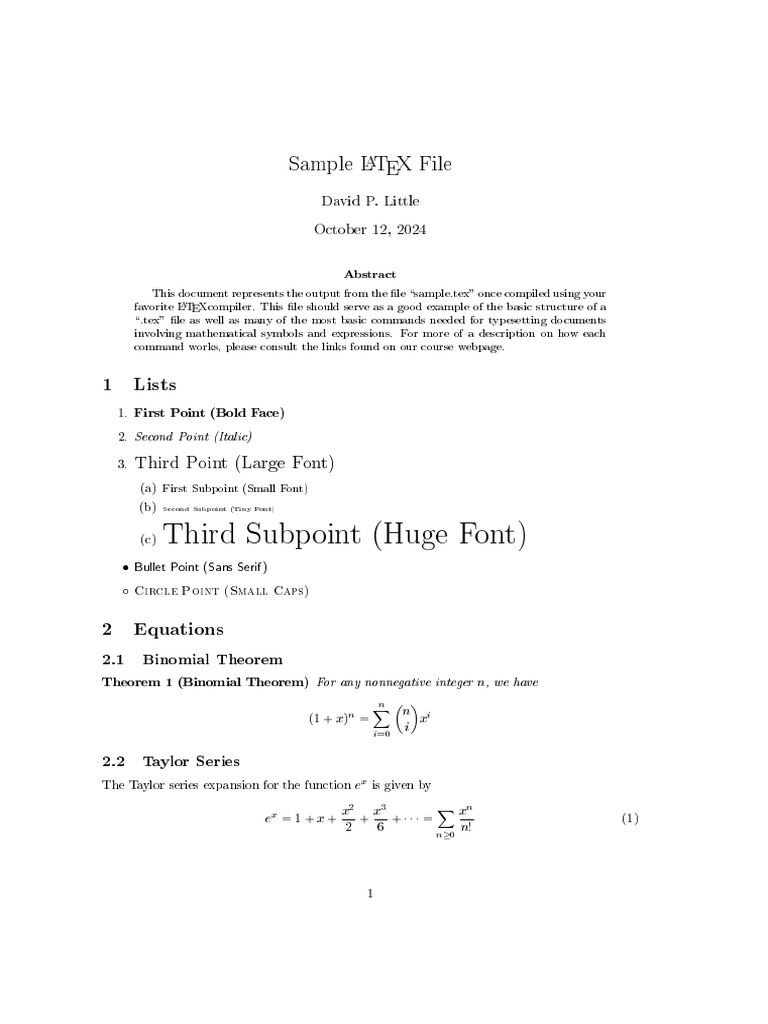 LATEX Basics for Math Typesetting | PDF | Te X | Mathematics