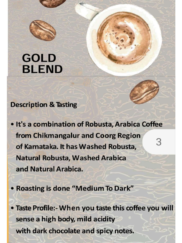 Gold Blend | PDF