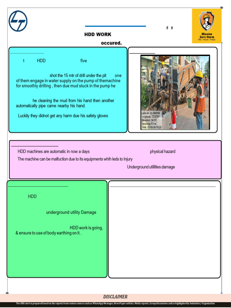 EHS Alert - RDSS AHMEDABAD SEPTEMBER 2024 | PDF