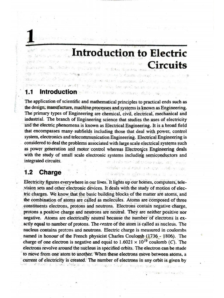Intro - Electric Circuits - CT | PDF