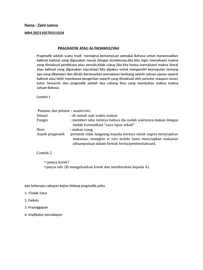 Zaini Namsa - 024 | PDF