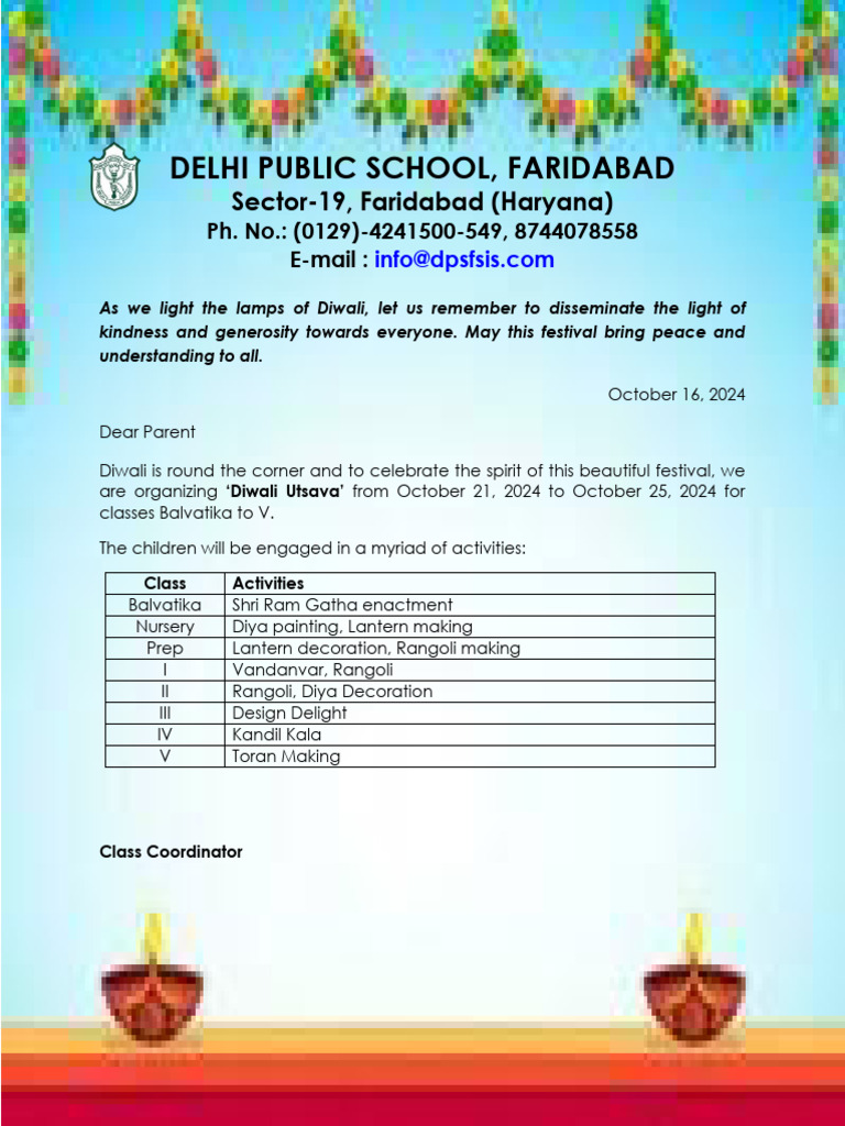 20241016124506diwali Utsava Circular | PDF | Social Science