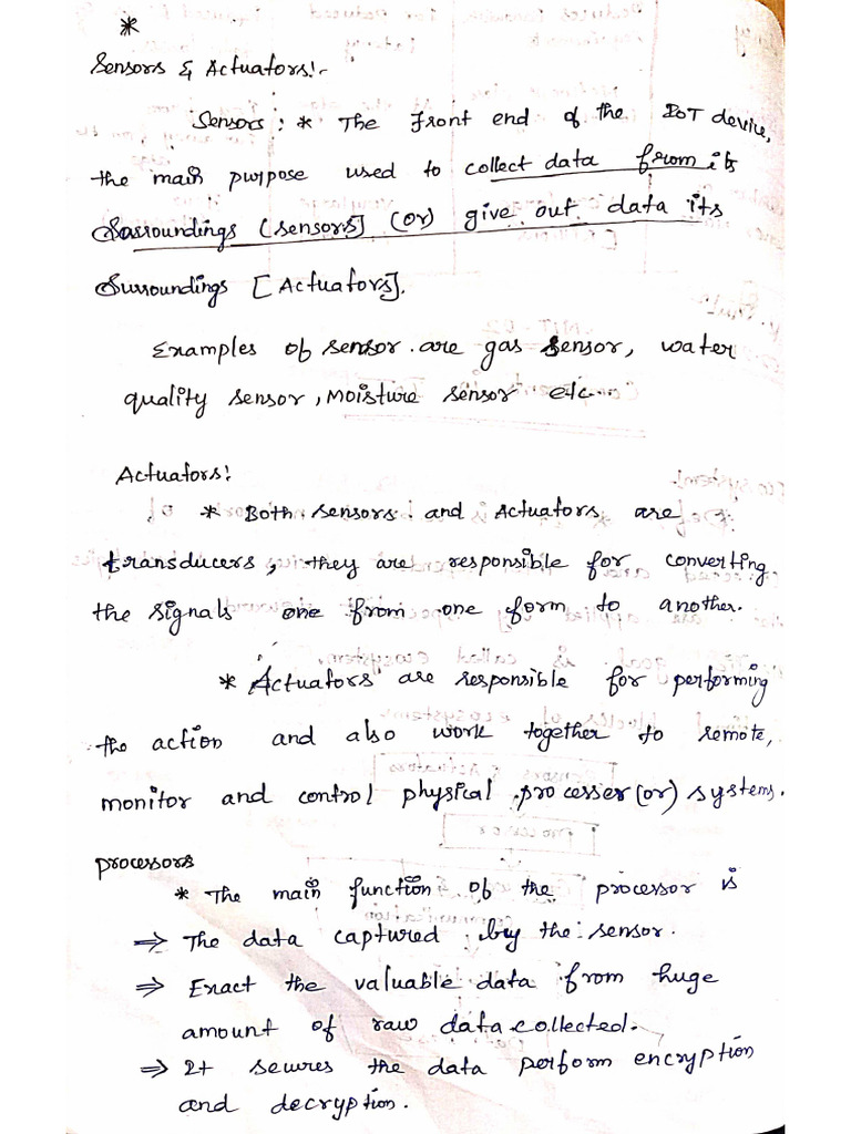 ES IOT Written Notes | PDF