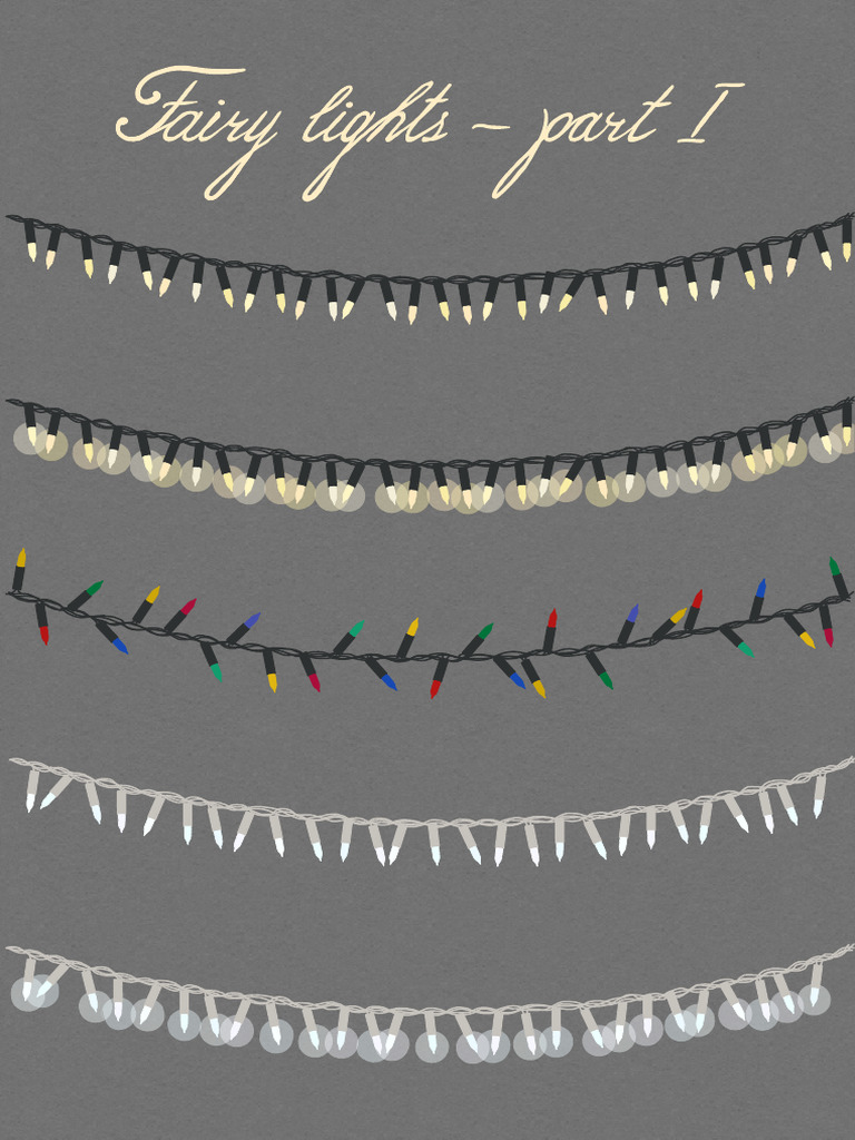 Fairy Lights Stickers - Part 1 | PDF