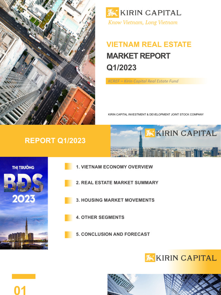 Ban Sao Kirin Bao Cao Thi Truong Bds Quy 1 2023 en | PDF