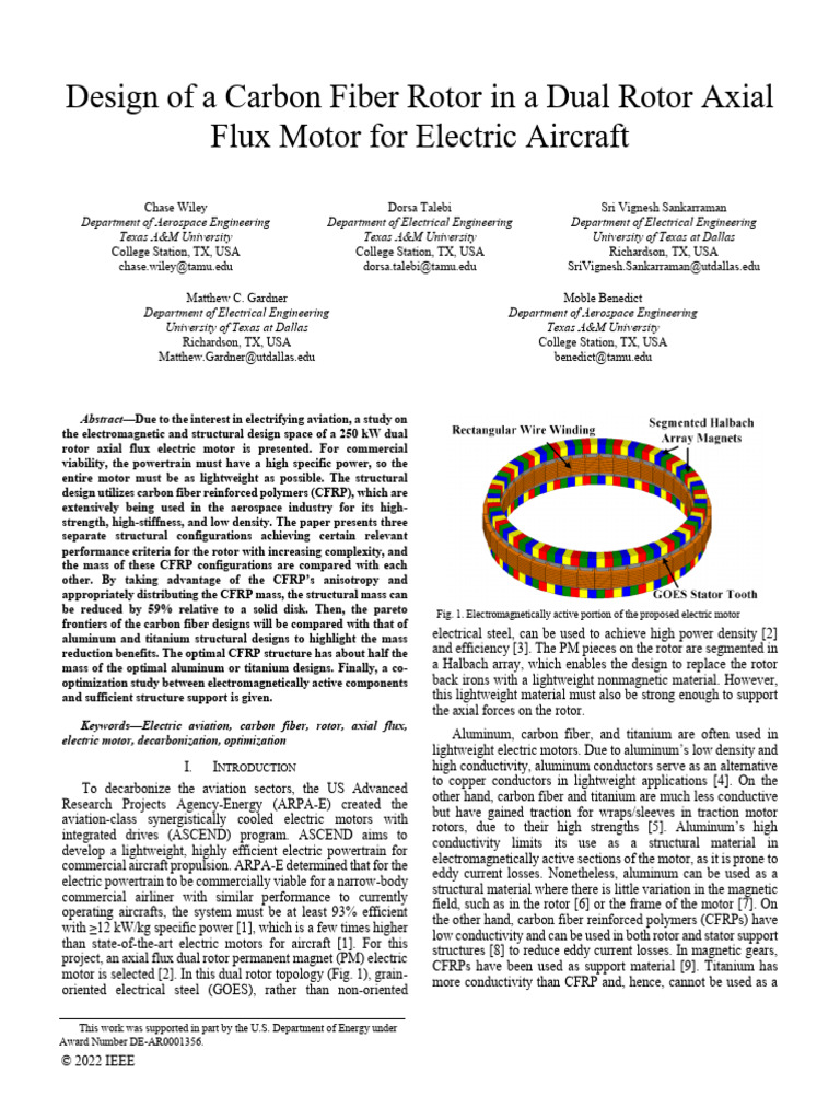 ASCEND Rotor Structure ECCE 2022 | PDF