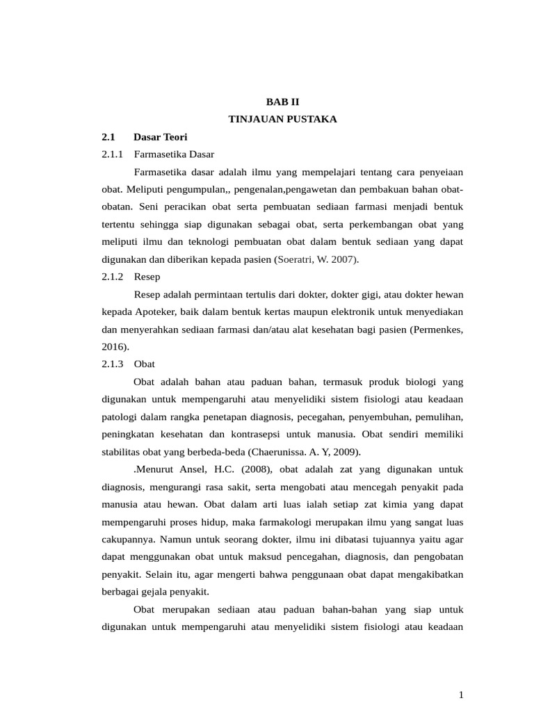 BAB 2 SERBUK TABUR Terbaru | PDF