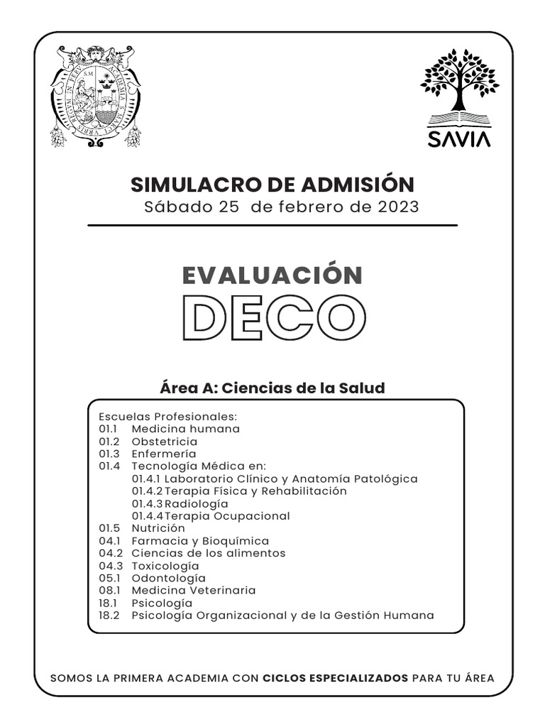 Simulacro Savia 4 | PDF