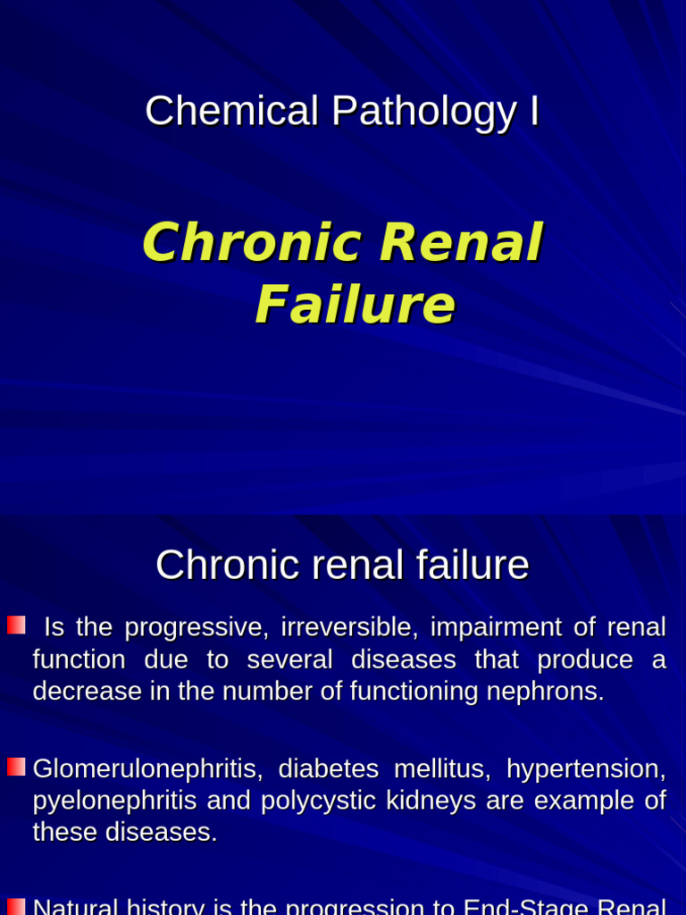 08 - Chronic Renal Failure | PDF