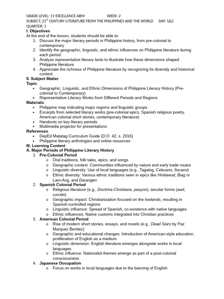 Quarter 1 Week 2 21st Century | PDF