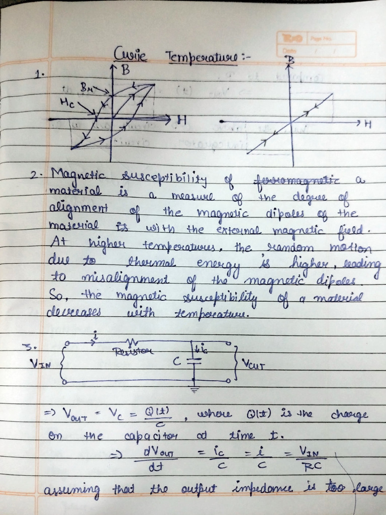 Curie Temperature | PDF