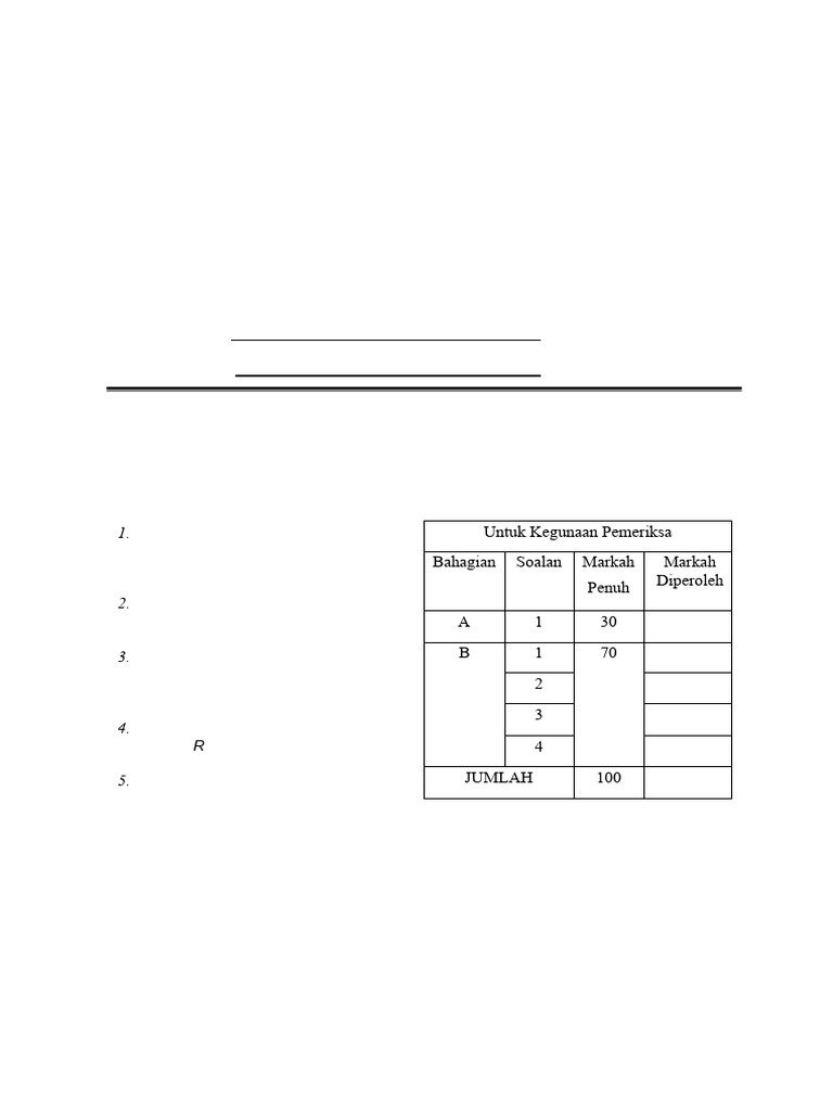 Trial K1 Bm Spm 2024 Melaka Pdf