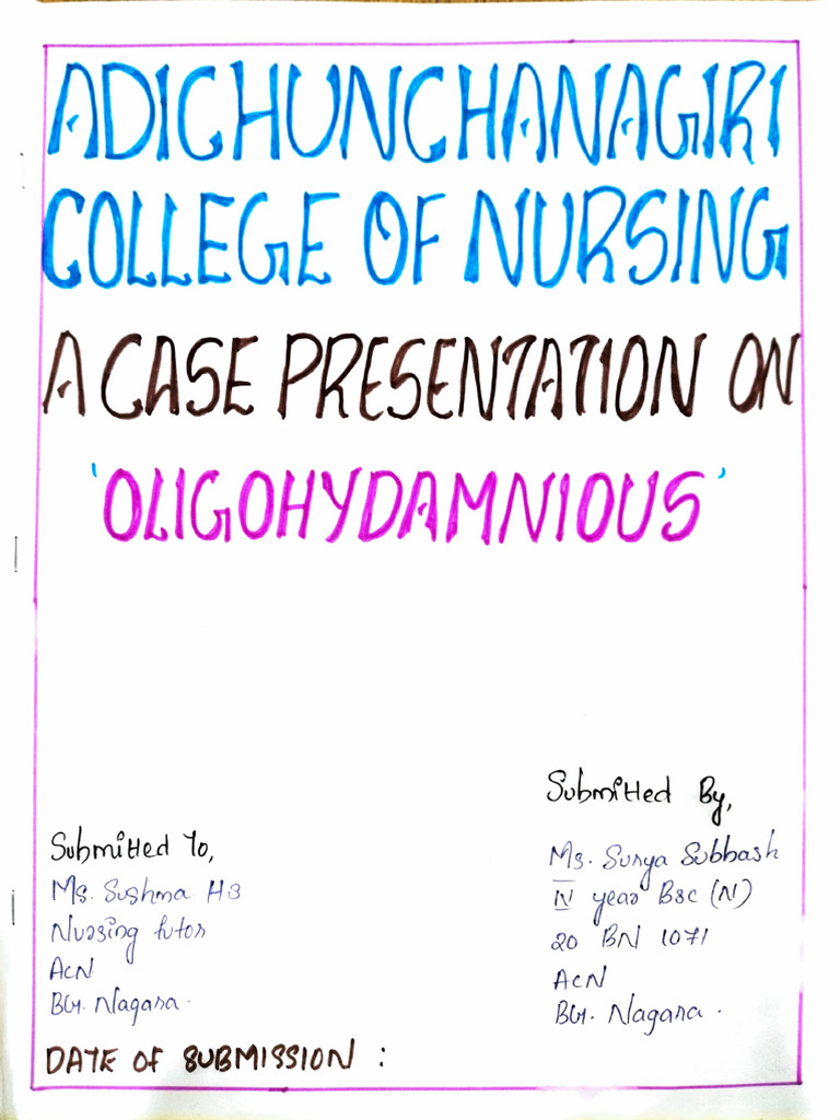 Oligohydramnios | PDF