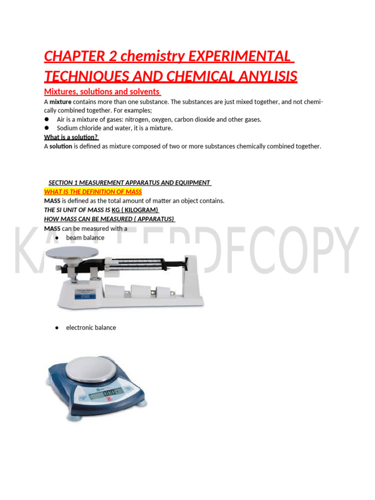 Grade 11 Chapter 2 Chemistry | PDF | Volume | Science & Mathematics