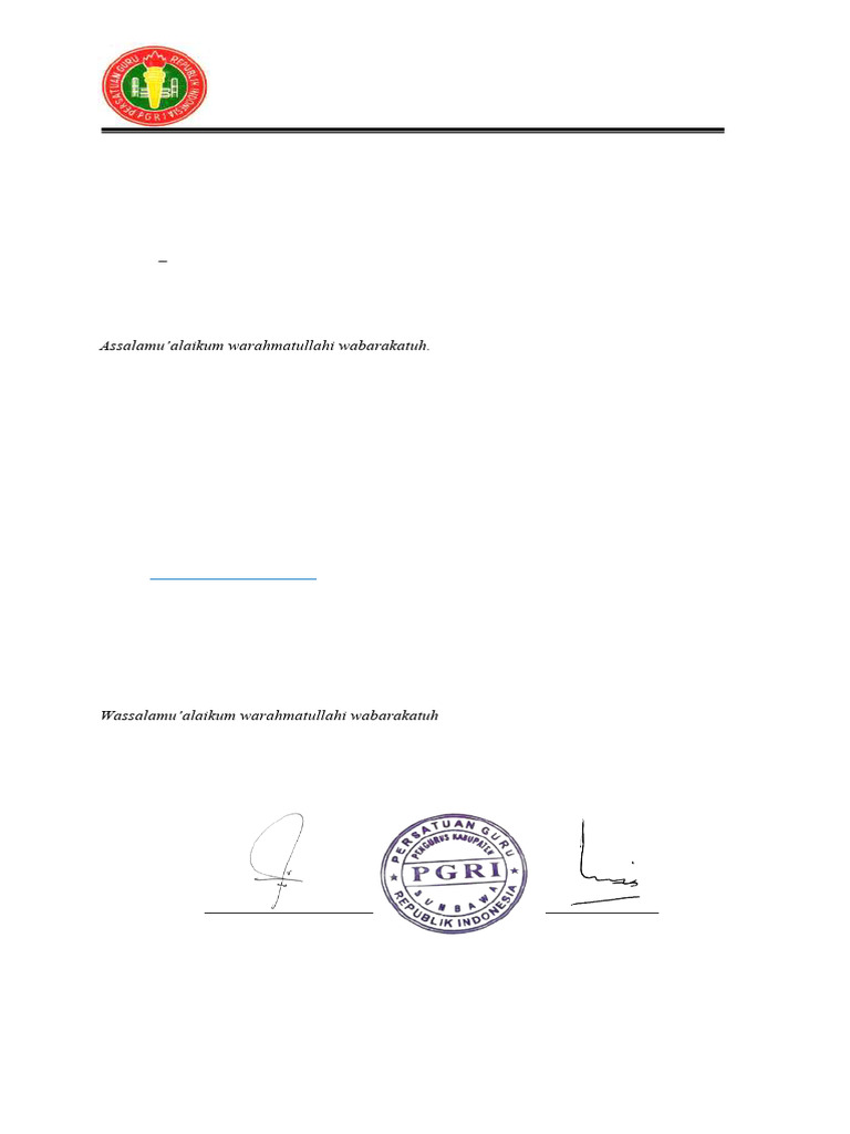 Surat Informasi Kta Digital | PDF