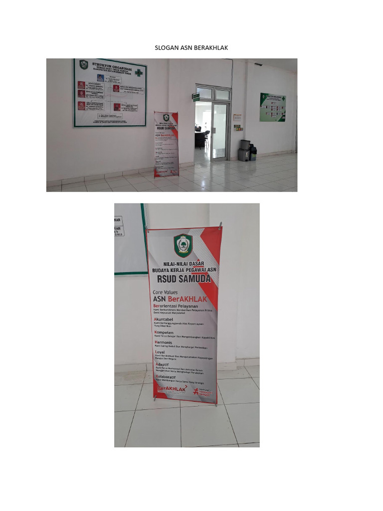 Slogan Asn Berakhlak | PDF
