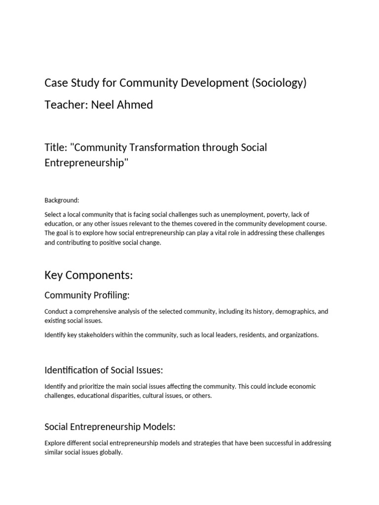 Case Study (1) | PDF