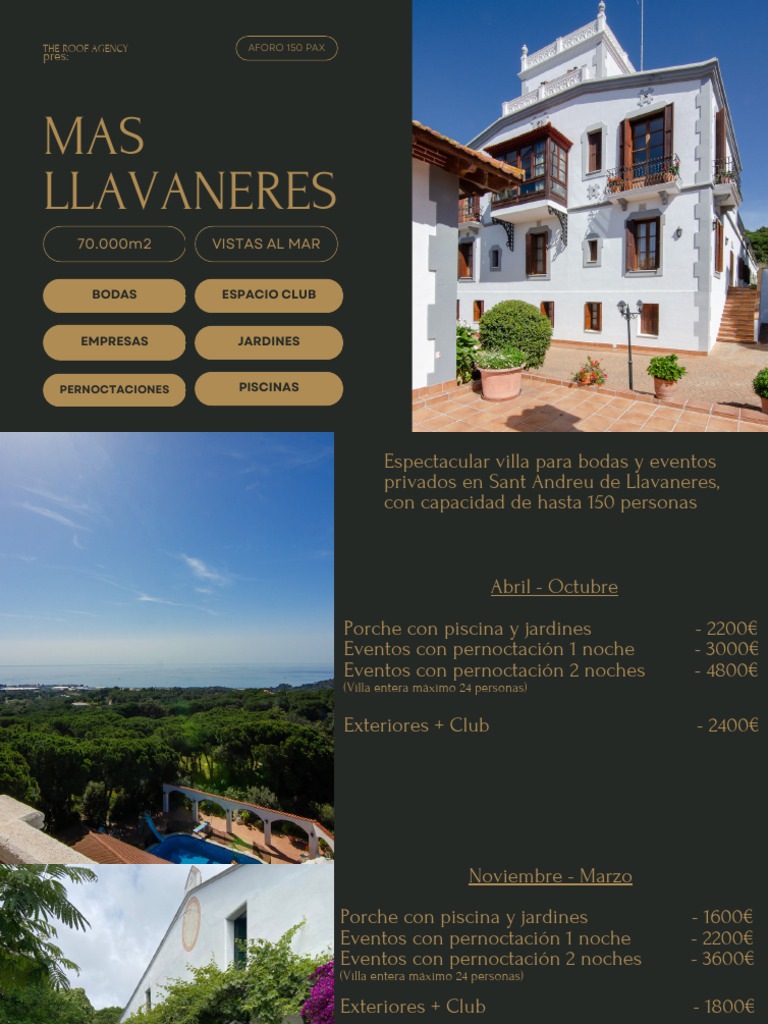 MAS LLAVANERES EVENTOS PARTICULARES | PDF