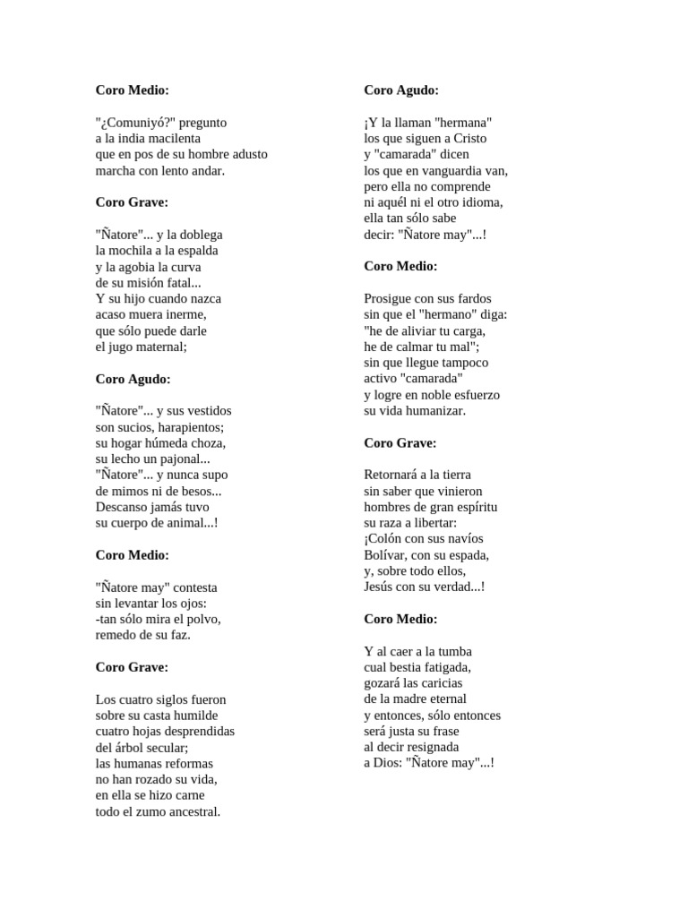 Ñatore May-Maria Olimpia de Obaldia | PDF