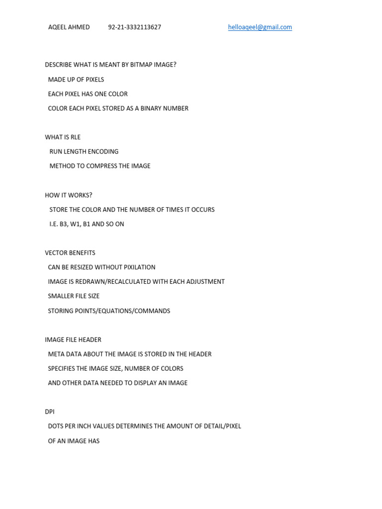 CH 01 Images Past Papers | PDF